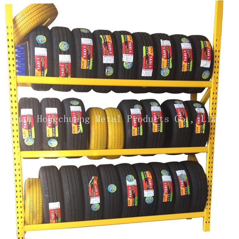 Custom Steel Storage Car Tire Display Rack,warehouse storage display ...
