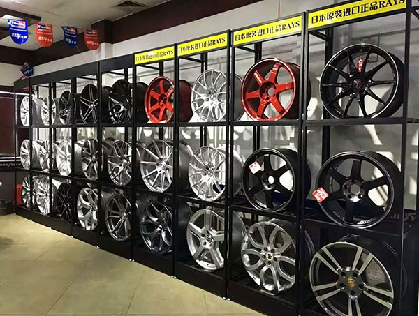 2170mm Height Car Accessories Display Rack